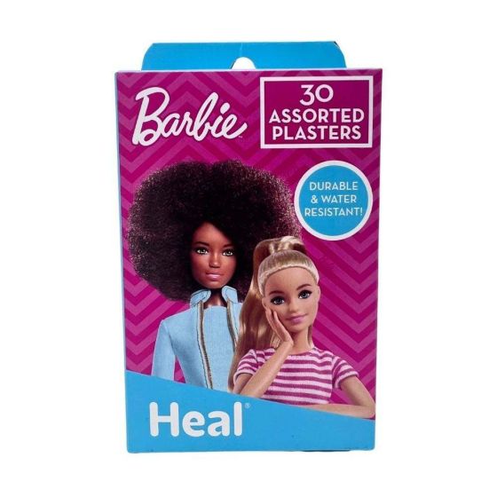 HEAL Barbie Childrens Plasters - Pack of 30